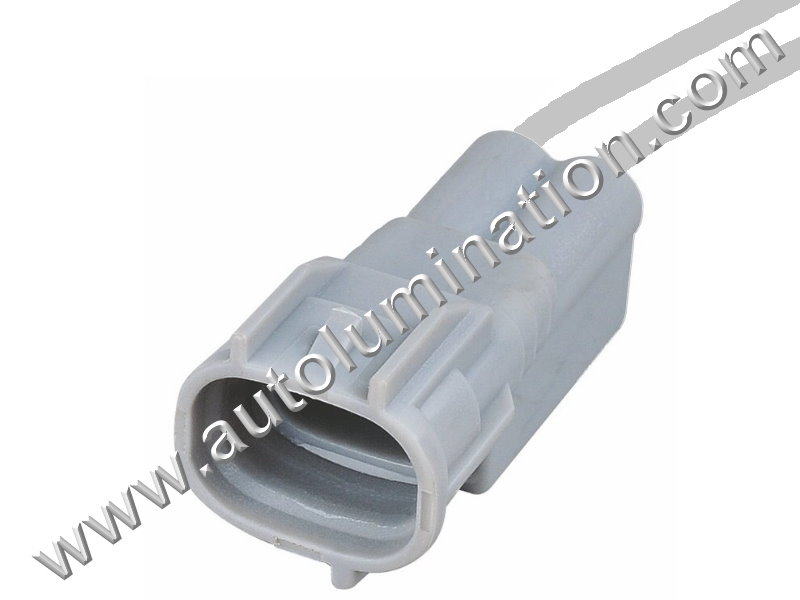 Male Pigtail Connector Plug Socket 2Pin Y46A2 Headlight - Side Marker ...
