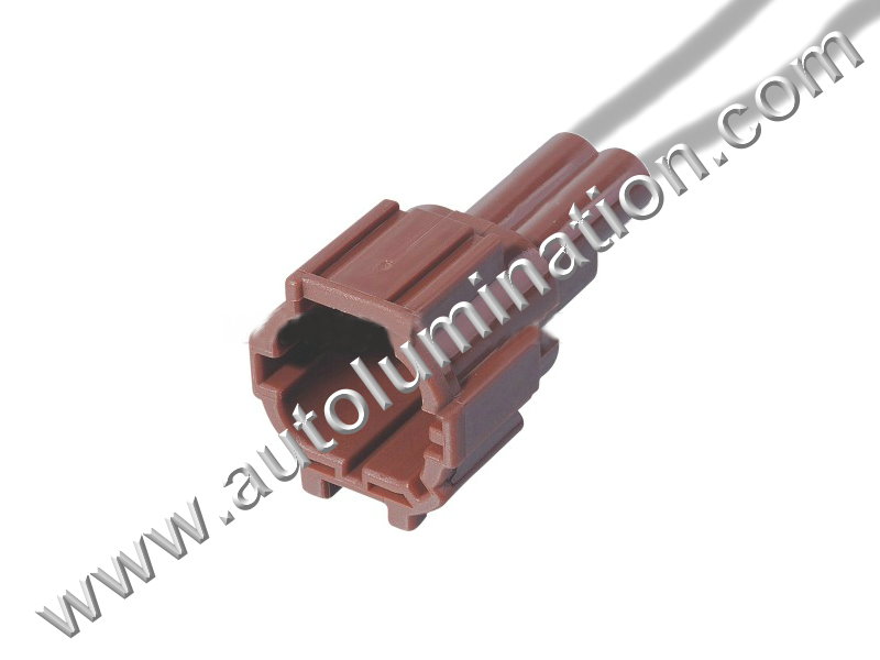 Male Pigtail Connector Plug Socket 2Pin E61B2 Turn Signal ABS Brake ...