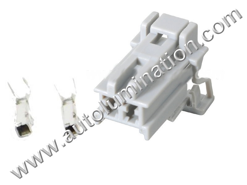 Male Connector Kit Plug Socket 2Pin weatherpack_2pin_male HAI Aptiv ...